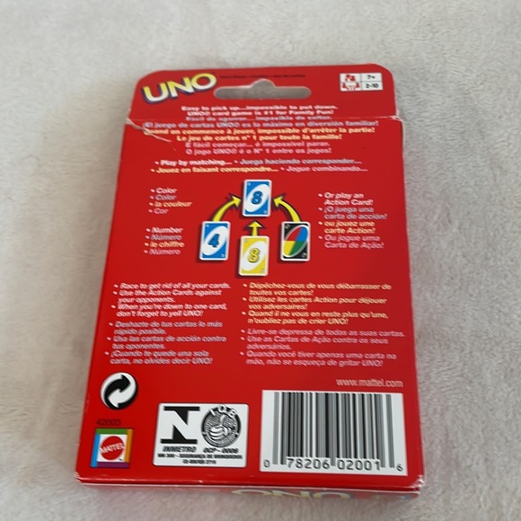 matel | Toys | Uno Card Game | Poshmark